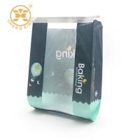China 750g Greaseproof White Kraft Bread Packaging Pouches With Window & Tin Tie - 20-200 Micron Thickness for sale