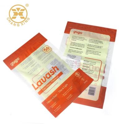 China 500g 1000g Three Side Seal Flat Bread Packaging Bag with Zipper - Eco Friendly Wheat Flour Tortilla Bags for sale