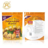 China 500g 1000g Three Side Seal Flat Bread Packaging Bag with Zipper - Eco Friendly Wheat Flour Tortilla Bags for sale