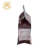 China 20 Microns PA/PE Square Bottom Plastic Bags with Zip Lock - Aluminum Foil Food Packaging Pouch for Snacks & Bakery for sale