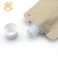 China 30ml 50ml Laminated Kraft Paper Pouch with Spout - 20-200 Micron Thickness Food Grade Packaging for sale