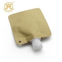 China 30ml 50ml Laminated Kraft Paper Pouch with Spout - 20-200 Micron Thickness Food Grade Packaging for sale