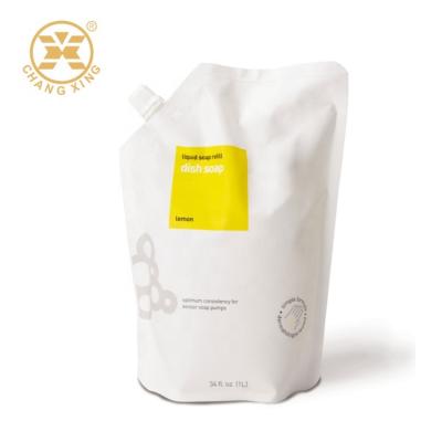 China VMPET Stand Up Pouch with Corner Spout - 300ml to 5kg Capacity, 20-200 Micron Thickness Food Grade Packaging for sale