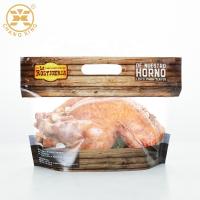 China Roast Chicken Packaging Bag with Zipper Window 20-200 Micron Thickness Heat Barrier Food Grade for sale