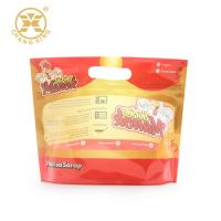 China Roast Chicken Packaging Bag with Zipper Window 20-200 Micron Thickness Heat Barrier Food Grade for sale