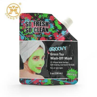 China 150ml Metallic Laminated Stand-Up Barrier Pouches with Spout - 20-200 Micron Thickness for Skincare & Cosmetic Packaging for sale
