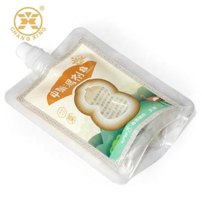 China 100ml VMPET Stand Up Spout Pouch for Cosmetic Oil Gel Liquid Packaging - Customizable Dimensions for sale