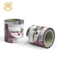 China Custom Printed Protein Bars Laminated PET AL PE Film Roll 20-200 Microns Thickness for 1kg 2kg 5kg Food Packaging for sale