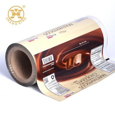 China BOPP Food Packaging Film Roll 20-200 Microns Thickness with 10-Color Gravure Printing for Coffee Tea Milk Powder for sale
