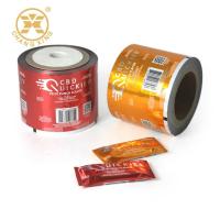China Custom Printed Aluminum Foil Laminated Energy Bar Chocolate Packaging Roll Film 1000g Capacity BOPP Adhesive for sale
