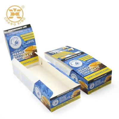 China Custom CMYK White Offset Cardboard Packaging Boxes for 400g Snacks, Cookies & Chocolate with Food Grade Certification for sale