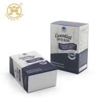 China Custom 350g Recycled Paper Coffee Packaging Box with Ink Varnish - Eco Friendly Food Grade Instant Coffee Tea Box for sale