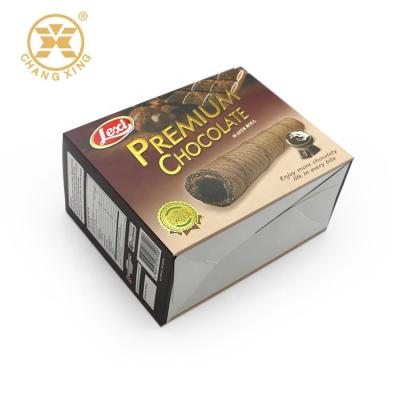 China Custom Chocolate Bar Boxes with Dustproof White Cardboard Packaging for Snack Subscription Services for sale
