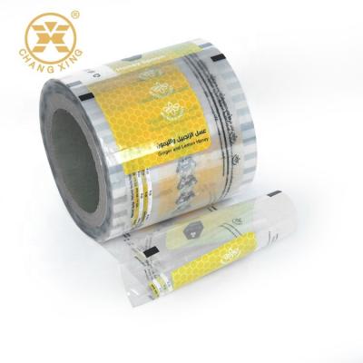 China Honey Packets BOPP Laminate Aluminum Foil Film Roll - 80-200 Micron Thickness with 10-Color Gravure Printing for sale