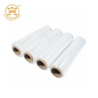 China 500mm LLDPE Stretch Film 18μm Thickness 450m Length Commercial Packaging Wrap Moisture Proof for sale