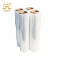 China 500mm LLDPE Stretch Film 18μm Thickness 450m Length Commercial Packaging Wrap Moisture Proof for sale