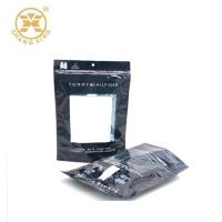 China 60 Microns BRC Certified Zip Lock Plastic Pouch 80-200 Microns Thickness Custom Logo Underwear Storage Bag for sale