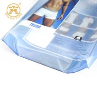 China 50 Microns Clear Plastic Zip Lock Stand Up Pouches for Clothing Packaging - Custom Sizes & 0-10 Color Printing for sale