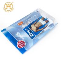 China 50 Microns Clear Plastic Zip Lock Stand Up Pouches for Clothing Packaging - Custom Sizes & 0-10 Color Printing for sale