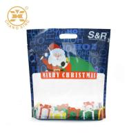 China Custom Christmas Socks Shape Snack Packaging Bags 20-200 Microns Food Grade Laminated Pouch for sale