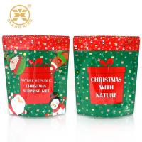 China Custom Christmas Socks Shape Snack Packaging Bags 20-200 Microns Food Grade Laminated Pouch for sale