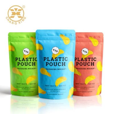 China 200 Micron Custom Food Packaging Bags - Aluminum Foil Stand Up Zipper Pouches 250g-5kg Sizes for sale