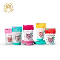 China 200 Micron Custom Food Packaging Bags - Aluminum Foil Stand Up Zipper Pouches 250g-5kg Sizes for sale