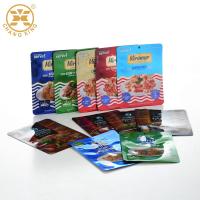 China Custom Printed Matte Aluminium Foil Zip Lock Pouch 3 Side Seal Stand Up Bag for Snack Popcorn Packaging for sale