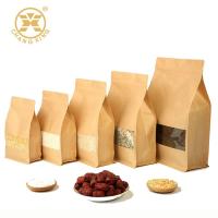 China Custom Printed Stand Up Pouch 1kg 2kg Zipper Food Packaging Bags with Window 20-200 Micron Thickness for sale