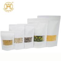 China Custom Printed Stand Up Pouch 1kg 2kg Zipper Food Packaging Bags with Window 20-200 Micron Thickness for sale