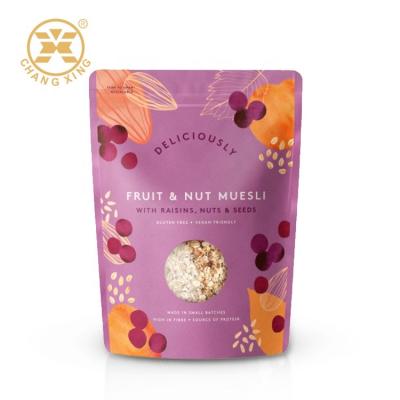 China Resealable Biodegradable Plastic Ziplockk Bags ROHS Matte Finished Dried Fruit Packaging for sale