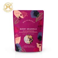 China Resealable Biodegradable Plastic Ziplockk Bags ROHS Matte Finished Dried Fruit Packaging for sale