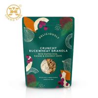 China Resealable Biodegradable Plastic Ziplockk Bags ROHS Matte Finished Dried Fruit Packaging for sale