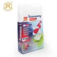 China 20 Pound Side Gusset Plastic Bag for Aquaria Fish Food Packaging | 5-50 lb Capacity Koi Food Bags for sale