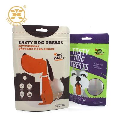China VMPET Standing Zipper Pet Food Packaging Bags with Window - 25+ Years OEM Custom Doypack for sale