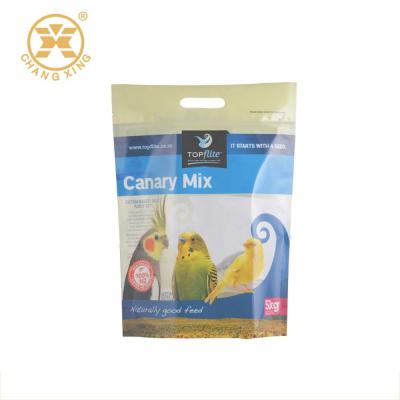 China Environmental Glossy PE Pet Food Packaging Bag 20kg 25kg Standing Zipper Pouch with Aroma Barrier for sale