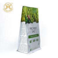 China 20kg Aluminum Foil Stand-Up Pouch with Flat Bottom for Organic Fertilizer Packaging - 20-200 Micron Thickness for sale
