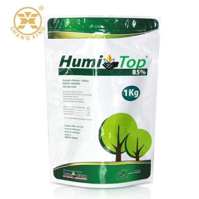 China 1kg Fertilizer Packaging Bag with Aluminum Foil Barrier and Ziplock Closure - 20-200 Microns Thickness for sale