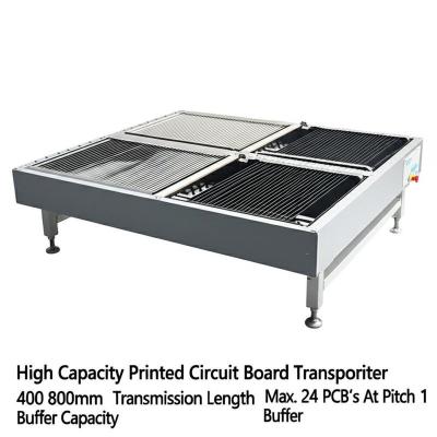 China High Capacity Printed Circuit Board Transporter 400 800mm Transmission Length Max. 24 PCB’s At Pitch 1 Buffer Capacity for sale