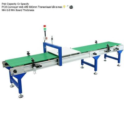 China Pcb Capacity Or Specify PCB Conveyor with 400 800mm Transmission Length and Min 0.6 Mm Board Thickness for sale