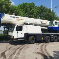 China Eaton Hydraulic Pump Used Truck Crane QY70KC with 70TON Rated Capacity for sale