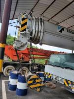 China Eaton Hydraulic Pump and 3000 Working Hours Used Truck Crane ATF110G for Heavy Lifting for sale