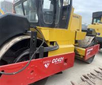 China Construction Works Used Road Roller CC421 CC211 CA301D CA30D with Double Drum Roller for sale