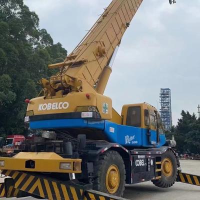 China ZOOMLION RT75 RT25 Rough-terrain crane Japan made KOBEL RK500 RK250 TR500EX KR50H Used for sale