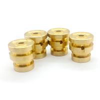 China Aluminium CNC Machining Parts 0.01 - 0.05mm Tolerance Copper Machined Parts for sale