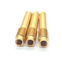 China Turning / Milling High Precision Metal Parts Brass Screw Thread Dowel Pin for sale