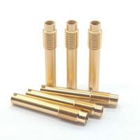China Turning / Milling High Precision Metal Parts Brass Screw Thread Dowel Pin for sale
