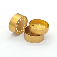 China Gold CNC Aluminum Parts Customized Anodized CNC Parts High Precision for sale