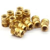 China 6.3mm 10mm Brass Knurled Nut M2 M3 M4 M5 M6 Precision Brass Components for sale