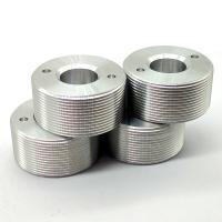 China Heat Treatment CNC Stainless Steel Parts Polished SS Bushing Silver for sale